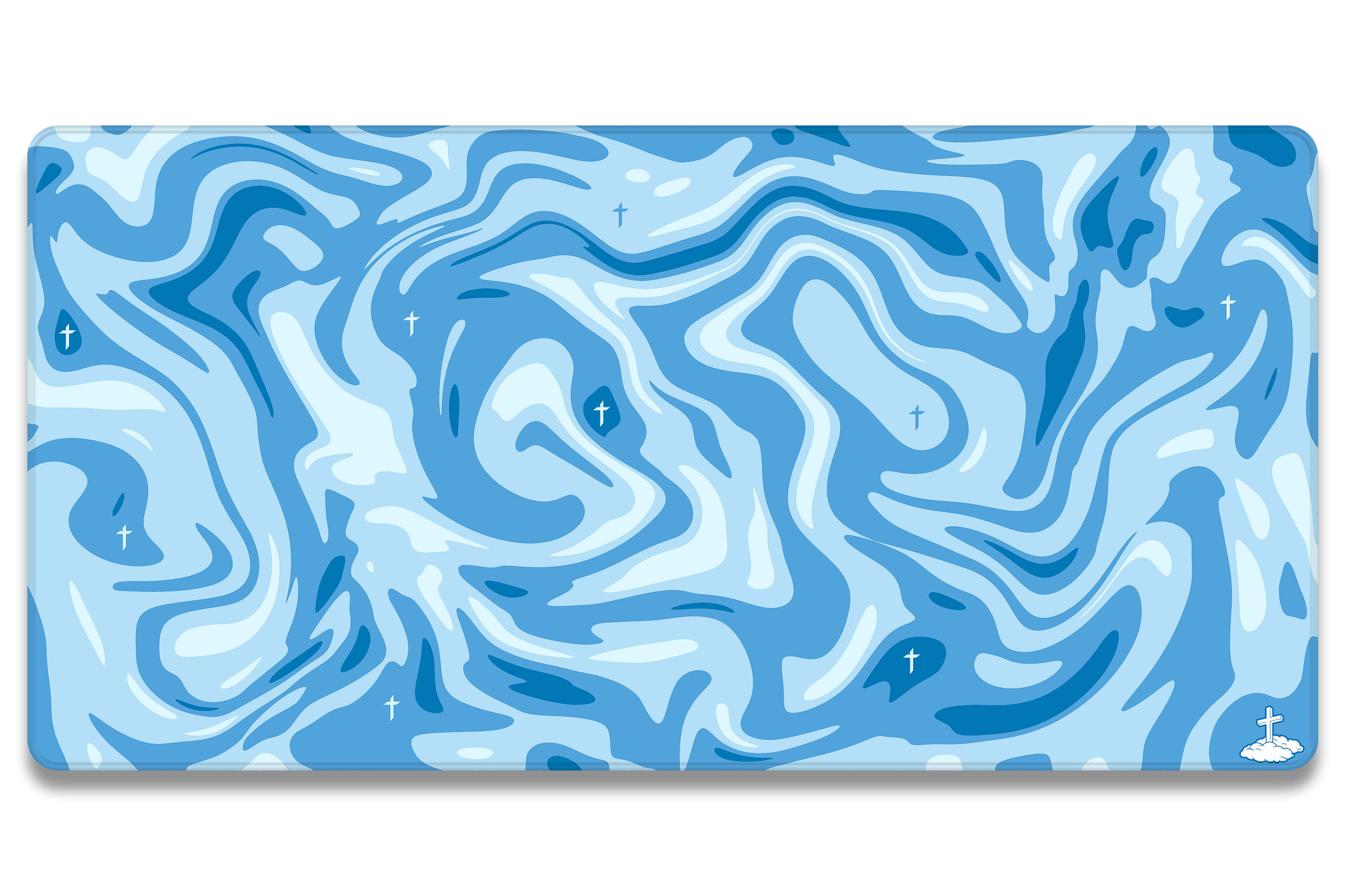 Liquid Blue Mousepad – Elevate Culture